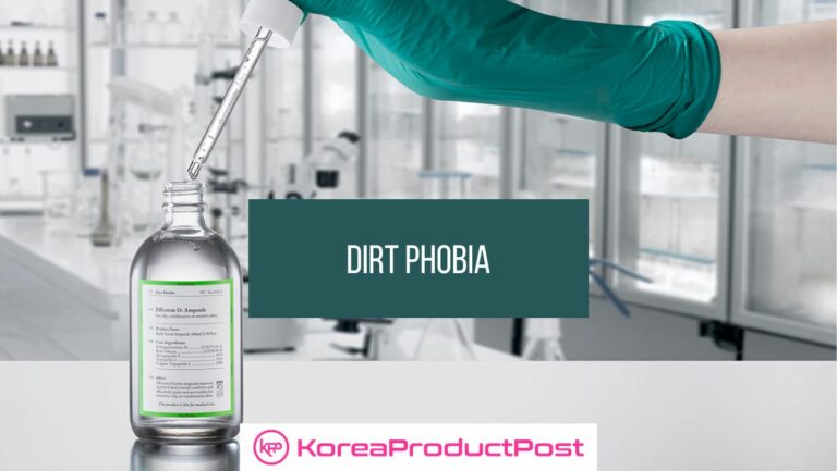 Dirt Phobia - An Emerging Korean Skincare Brand - KoreaProductPost