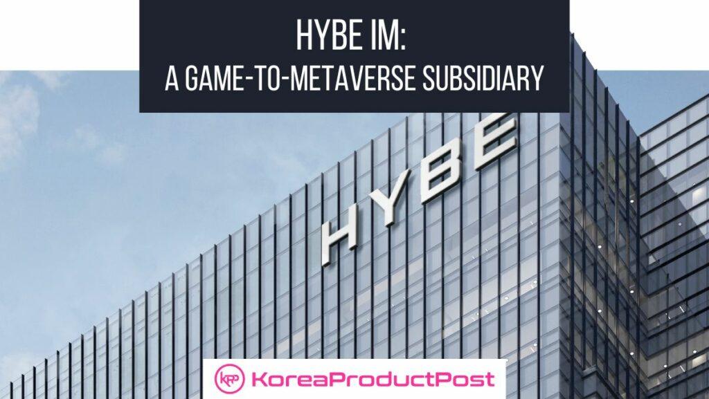 HYBE Entering the Gaming Industry with HYBE IM - KoreaProductPost
