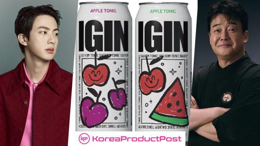 First Look on IGIN: New Premium Korean Traditional Liquor Brand by BTS Jin and Baek Jong Won ...