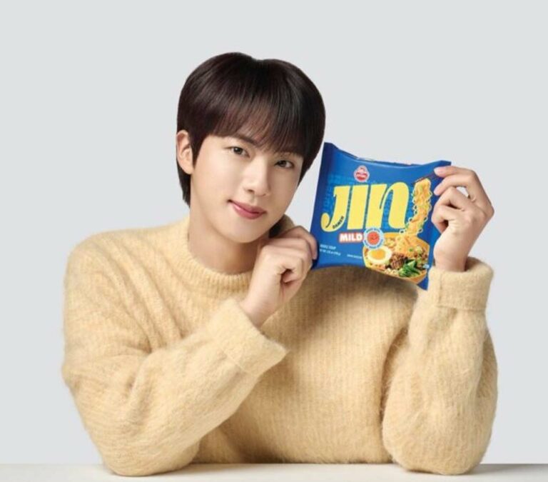 How Ottogi Ramen Extends Global Reach with BTS Jin as Brand Ambassador - KoreaProductPost